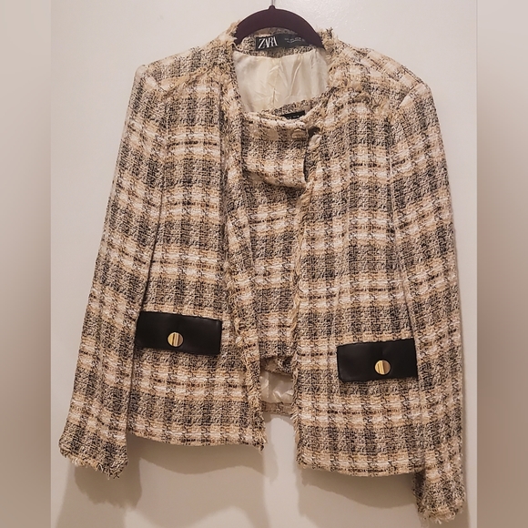 Zara | Jackets & Coats | Coord Tweed Set | Poshmark